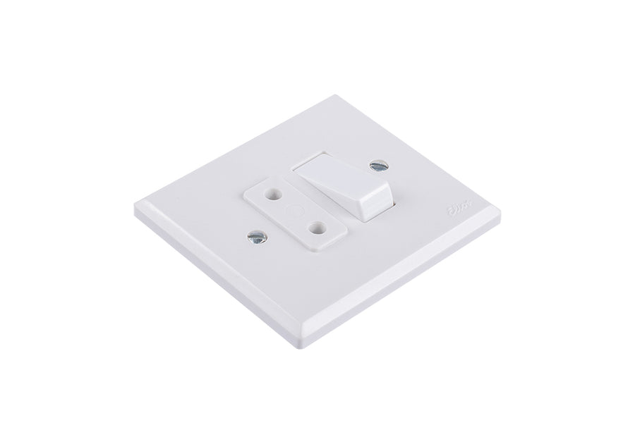 Single Pole One-Way Switch & One 2x10A Socket-Outlet
